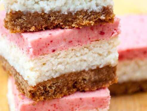 No-Bake Neapolitan Coconut Ice Slice - LetsGoKids