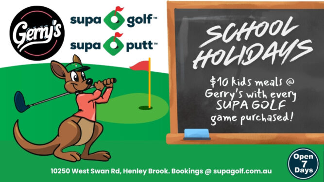 December School Holidays @ Supa Golf & Gerry’s - LetsGoKids