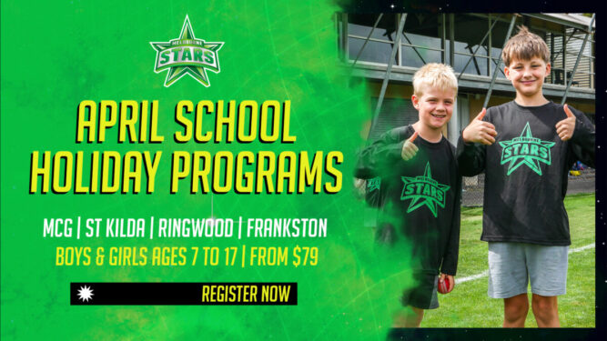 Melbourne Stars April School Holiday Programs - LetsGoKids